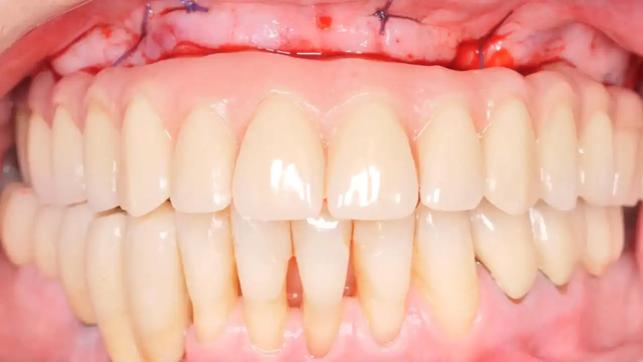 Treatment of an atrophic maxilla with the presence of a knife edge in ...